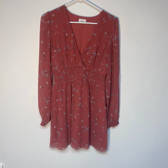 Aritzia | Dresses | Aritzia Wilfred Flowy Flower Dress | Poshmark